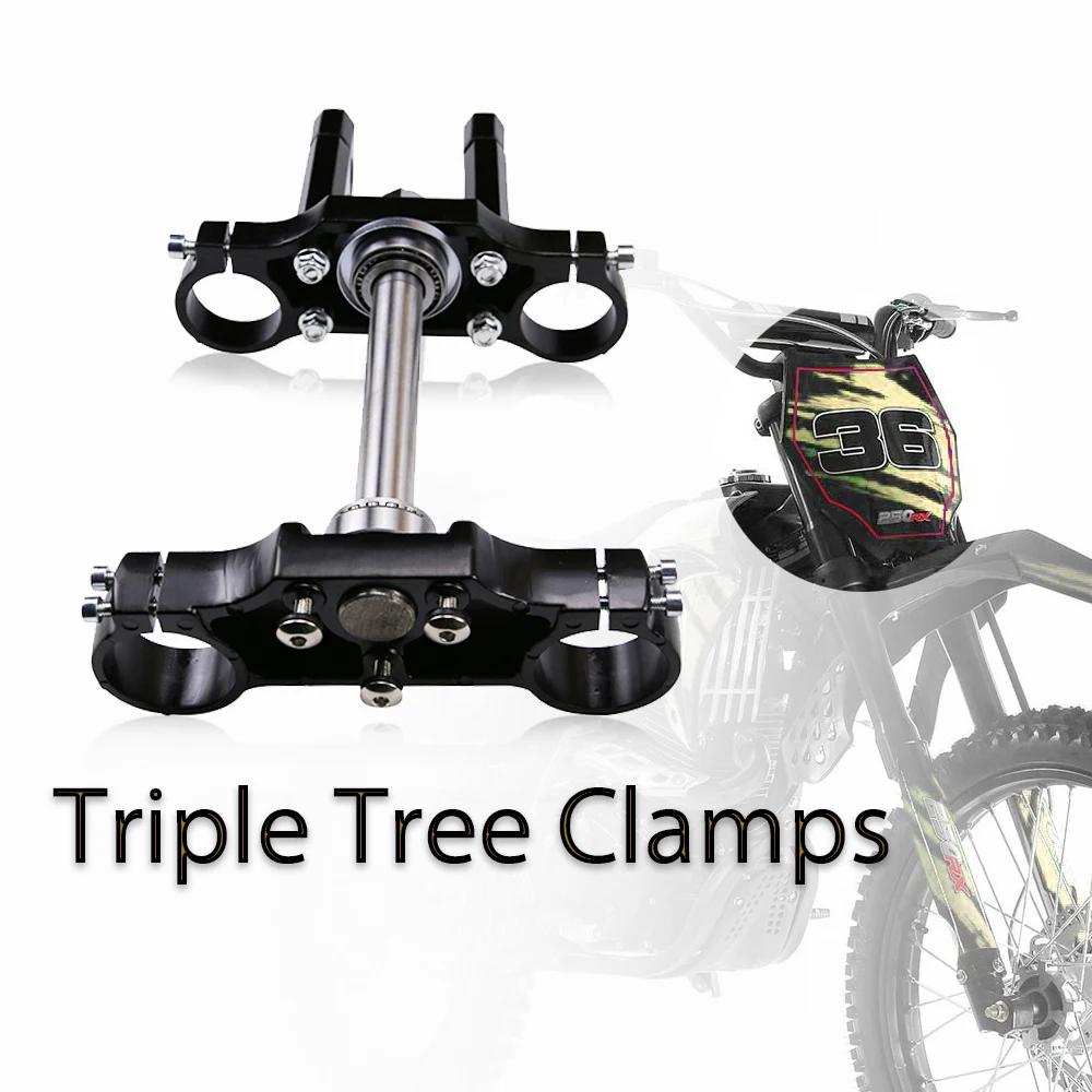 Motorcycle-Triple-Tree-Clamps-Steering-Stem-For-CRF-XR-SSR-SDG-Pitbike ...