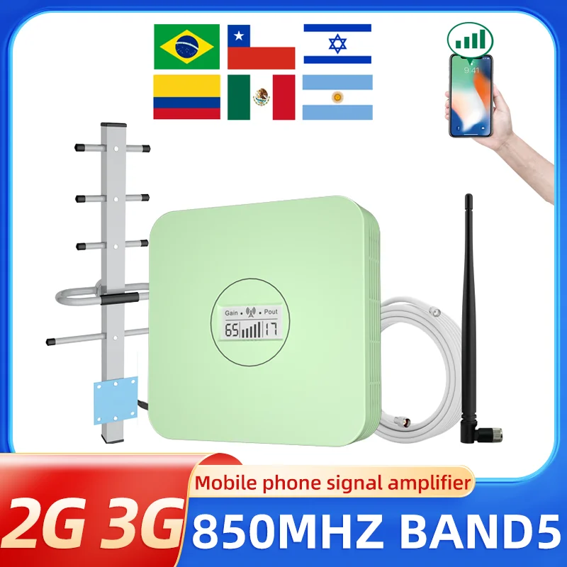 2G-3G-GSM-Cellular-Amplifier-Mobile-network-4G-Signal-Repeater-850MHZ ...