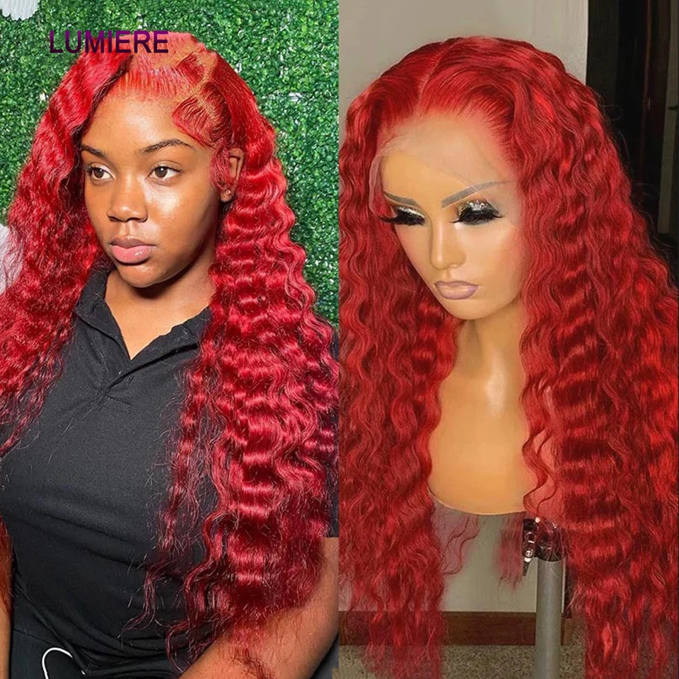 Red Wavy Weave