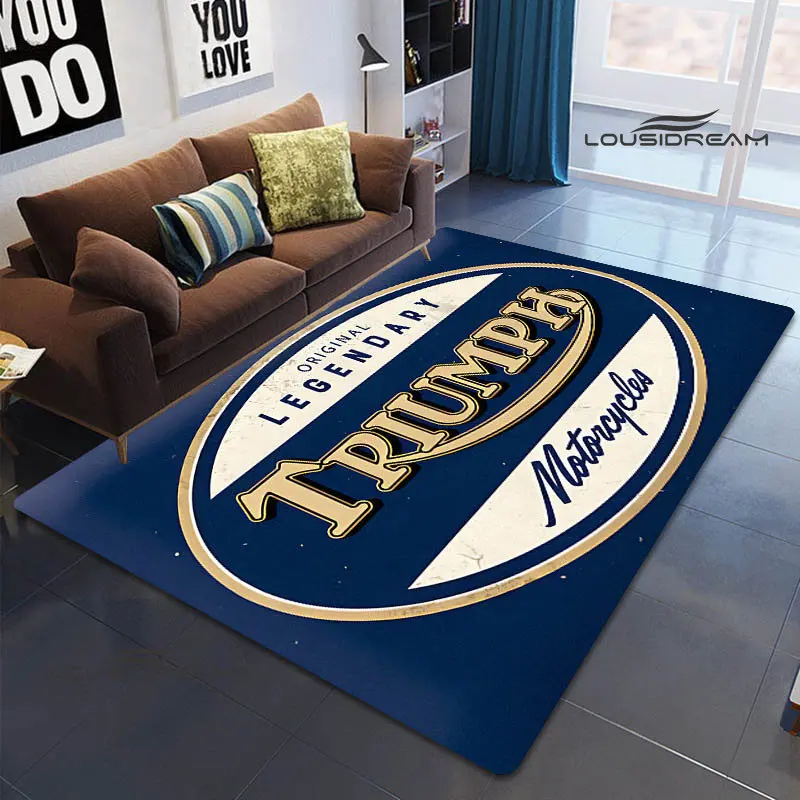 Triumph-motorcycle-logo-printed-carpet-washroom-floor-mat-carpets-for ...