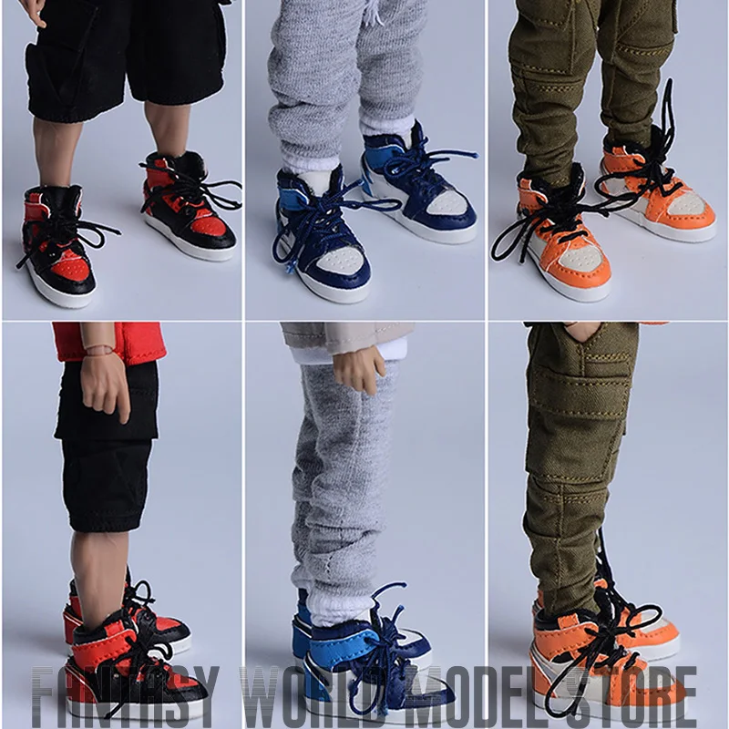 ATS-1-12-Scale-Trendy-Male-Soldier-Sneakers-Hollow-Leather-Shoes-Fit-6 ...