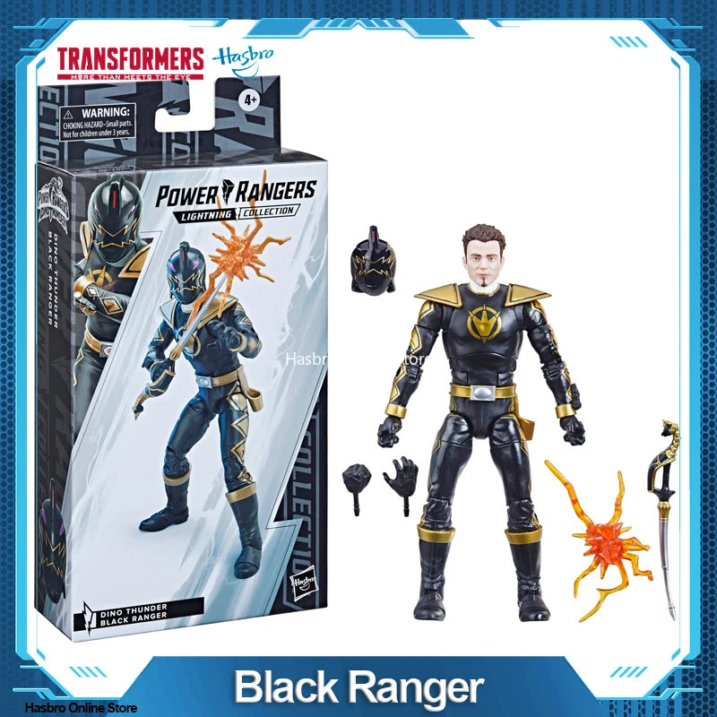 Hasbro Power Rangers relâmpago Coleção Dino Trovão Preto Ranger F4514