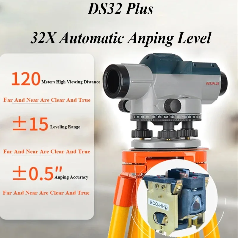 DS32plus-Aumento-32X-Nivel-l-ser-ptico-autonivelante-Probador-paralelo-Herramienta-de-medici-n ...