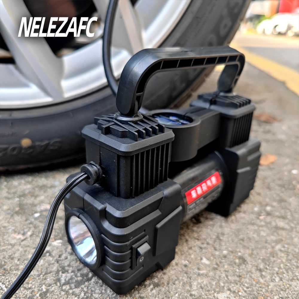 Compressor-de-ar-port-til-do-carro-150W-alta-pot-ncia-bomba-infladora ...