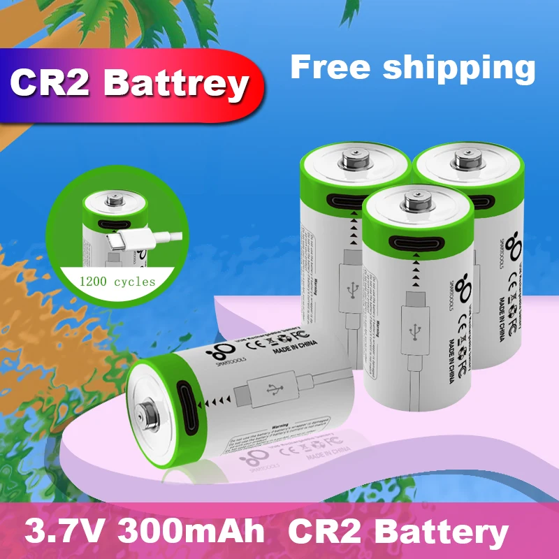 3-7V-CR2-300mah-rechargeable-lithium-battery-suitable-for-GPS-security-medical-equipment-and ...