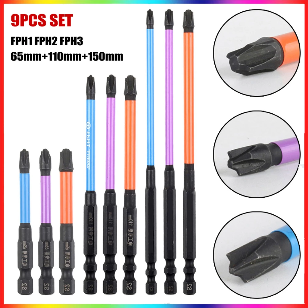 FPH1-FPH2-FPH3-Special-Magnetism-Cross-Screwdriver-Bit-For-Socket ...