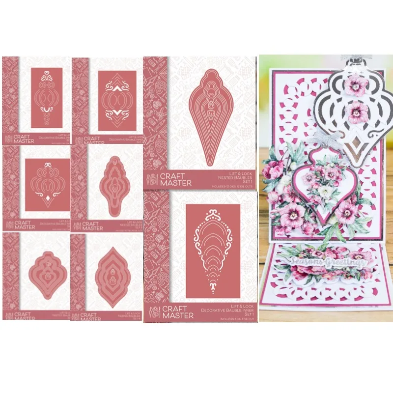 Christams-Ball-Lift-Lock-Bauble-Flowers-Metal-Cutting-Dies-Scrapbooking ...