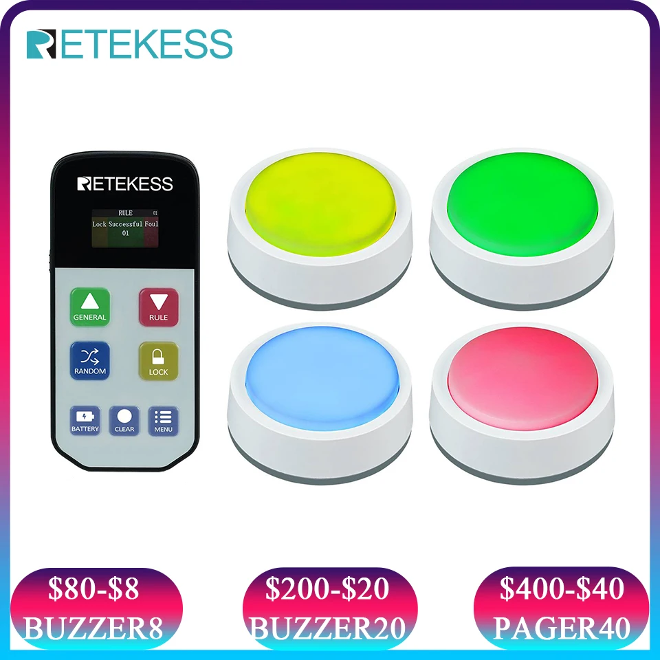 Retekess-TM102-Wireless-Quiz-Answer-Game-Buzzer-System-3-Answer-Modes-4 ...