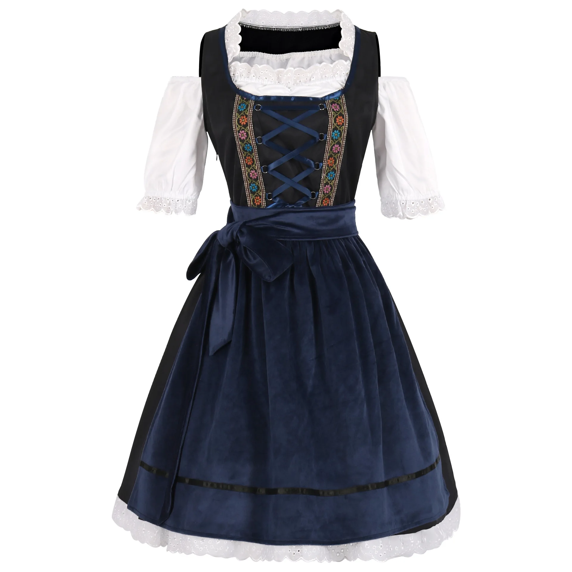 High-Quality-Traditional-German-Lace-Dress-Oktoberfest-Cosplay-Costume ...