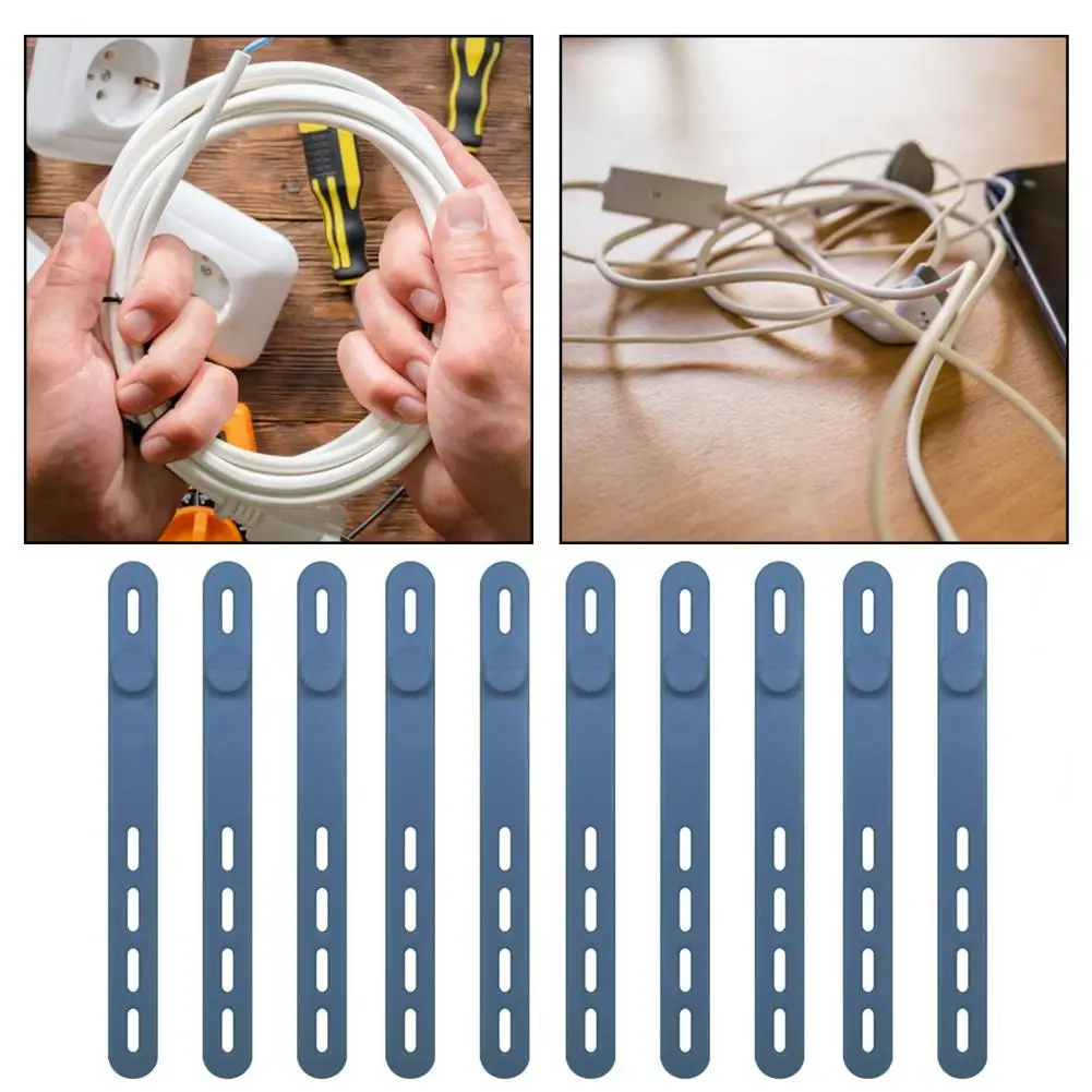 Cable-Management-Tool-20pcs-Silicone-Cable-Organizer-Set-with ...