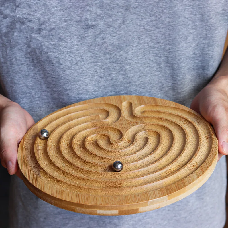 Bamboo-Labyrinth-Rolling-Ball-Maze-Hand-Eye-Coordination-Game-IQ-Brain ...