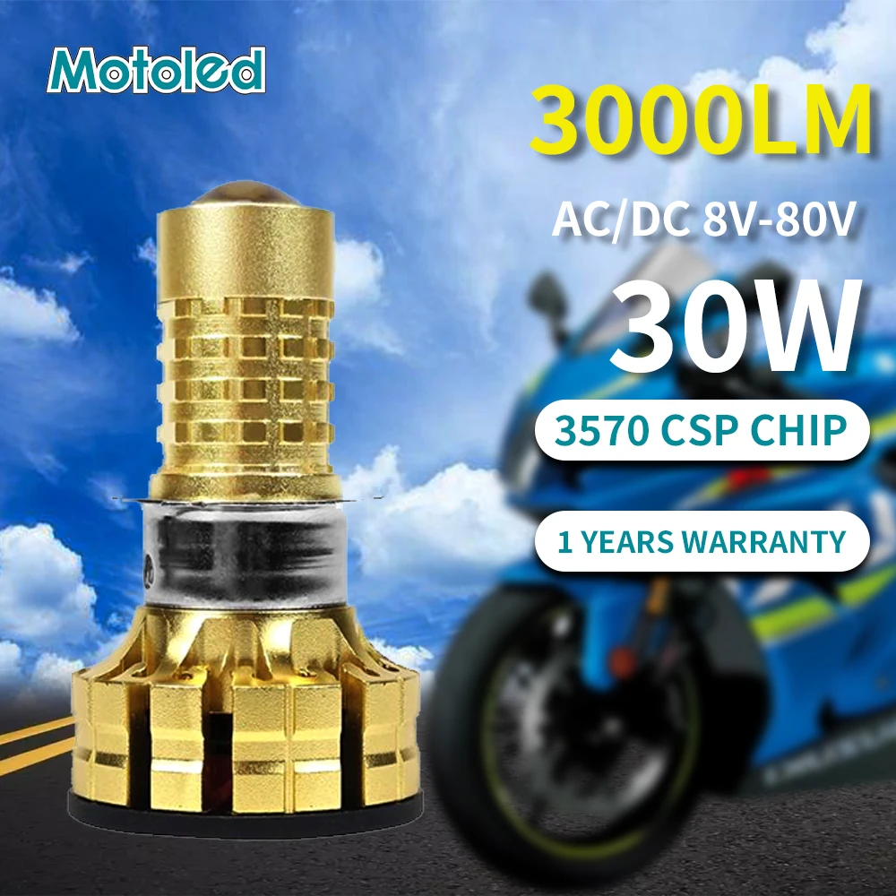 Motoled-LED-Motorcycle-Headlight-Bulbs-White-High-Low-Beams-Yellow ...