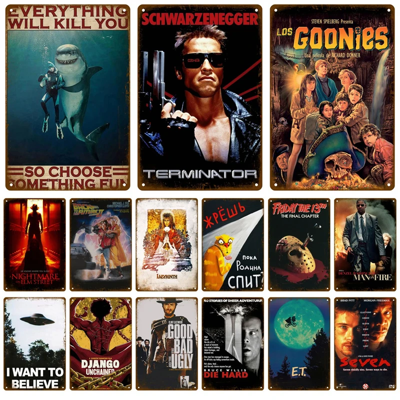 Retro-Films-Metal-Sign-Old-Movie-Cinema-Plate-Bar-Club-Vintage-Wall ...