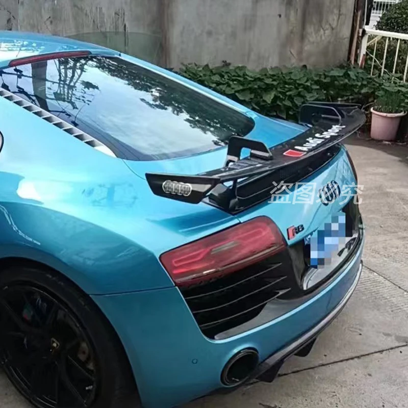 For-Audi-R8-V8-V10-Coupe-2008-2015-Sport-GT-Spoiler-Real-Carbon-Fiber ...