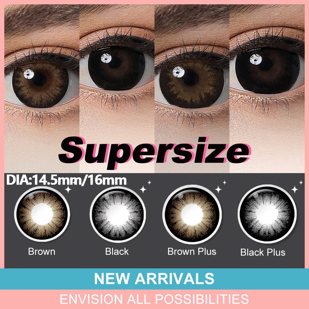 Magister-1-Pair-Contact-Lenses-For-Eyes-Beauty-Pupils-Big-Black-Lenses ...