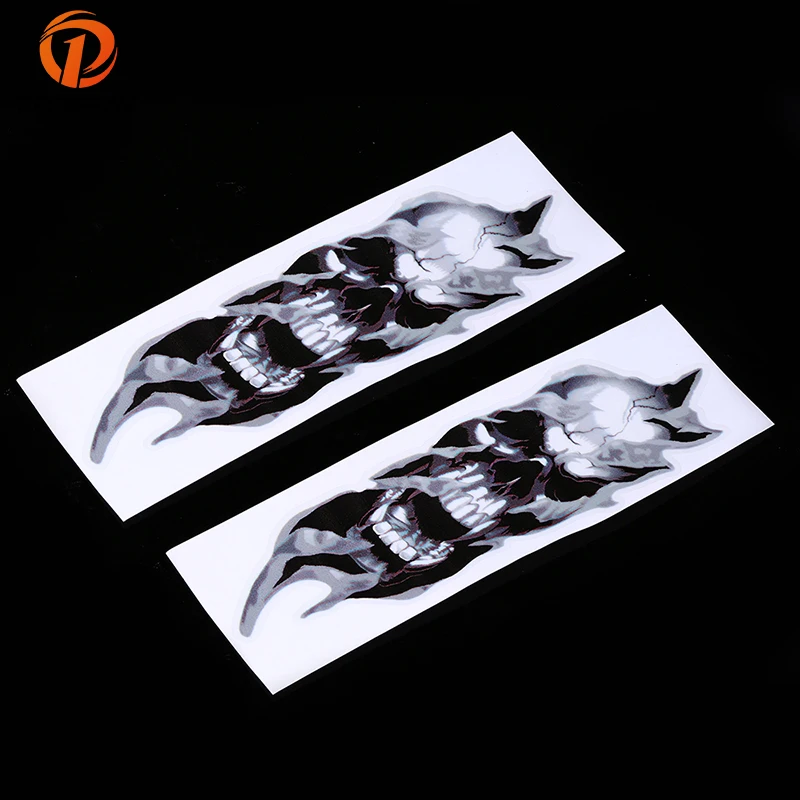 POSSBAY Special Cool Motorcycle Sticker Car Styling 3D Skull Skeleton ...