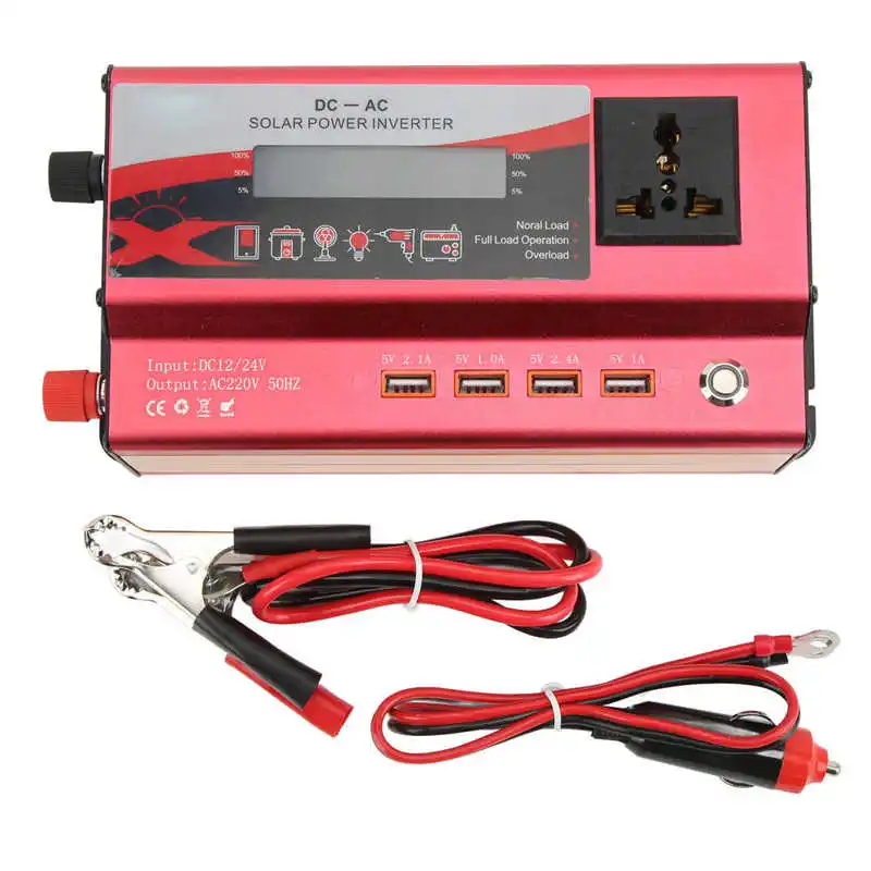 Power-Inverter-700W-12-24VDC-to-220VAC-50HZ-Modified-Sine-4USB-Ports ...