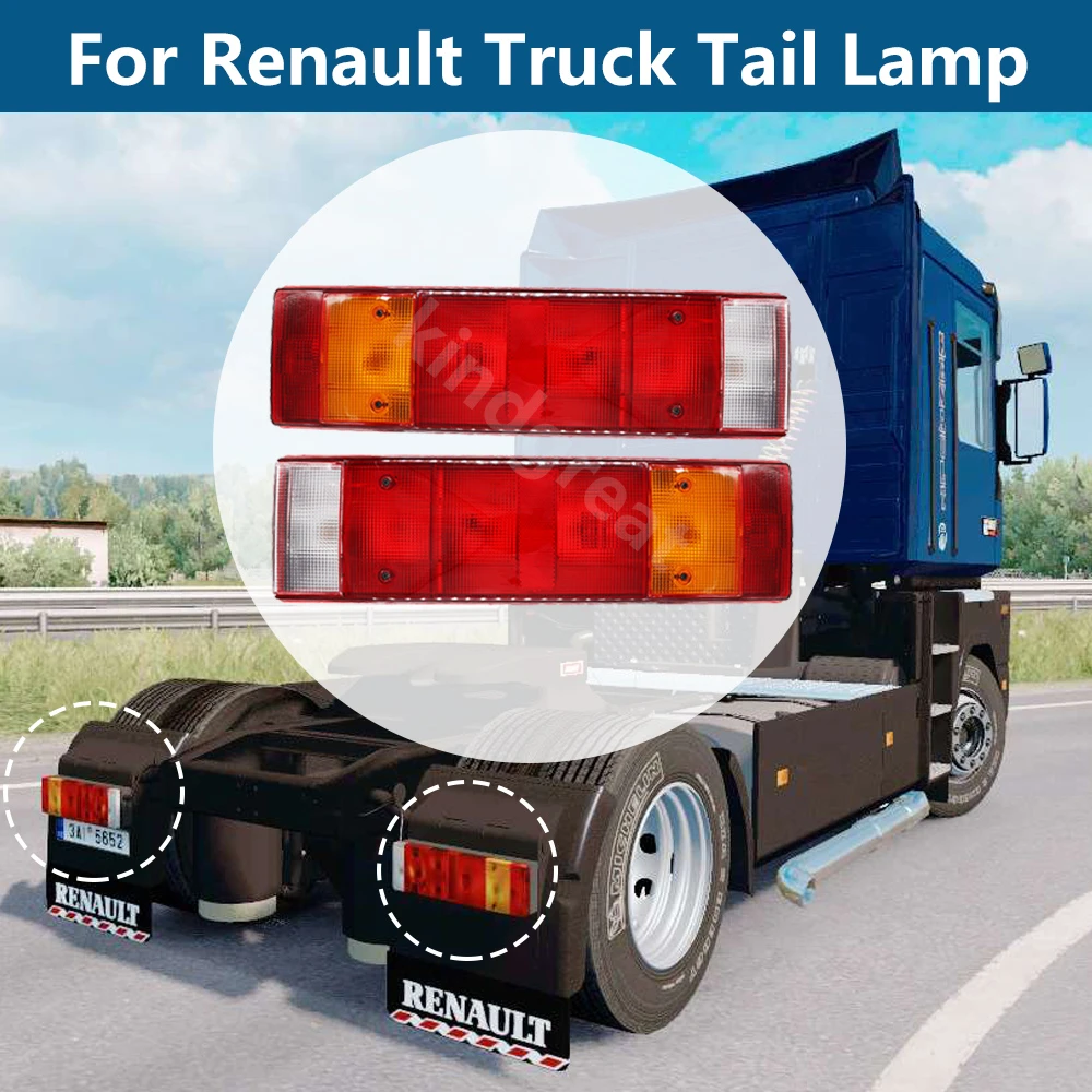 For Renault Truck Lighting System Truck Tail Lamp 5001847586 5001847587 ...