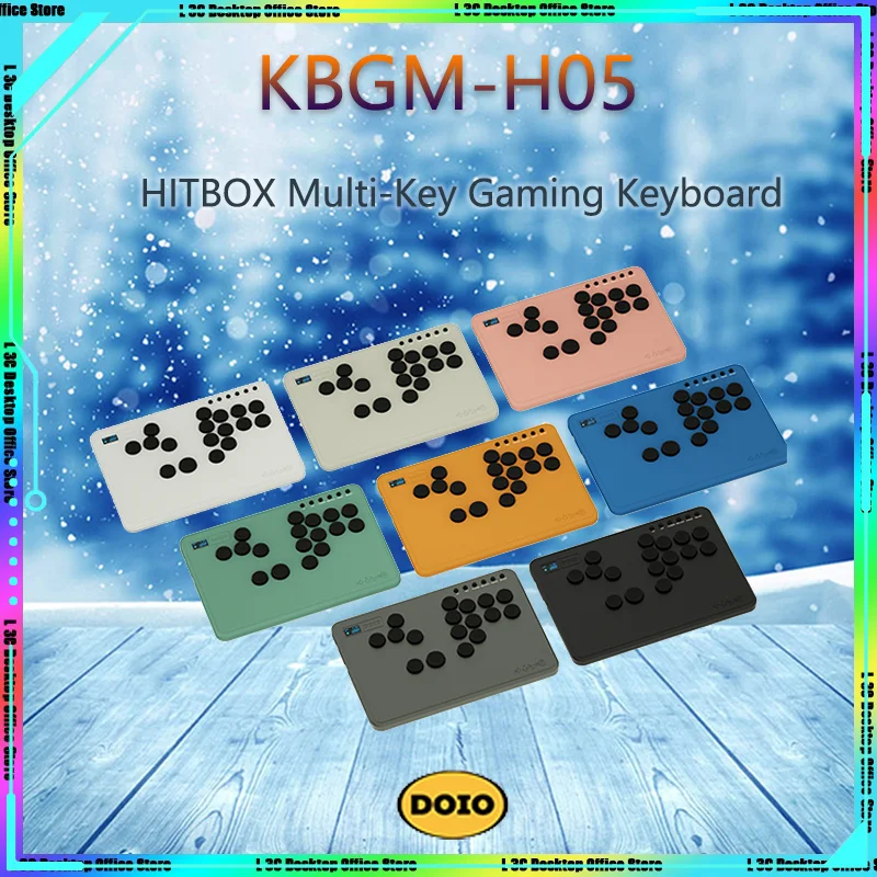 DOIO-KBGM-H05-Hitbox-Joystick-Game-Keyboard-Aluminum-Alloy-A4-Size-Type ...