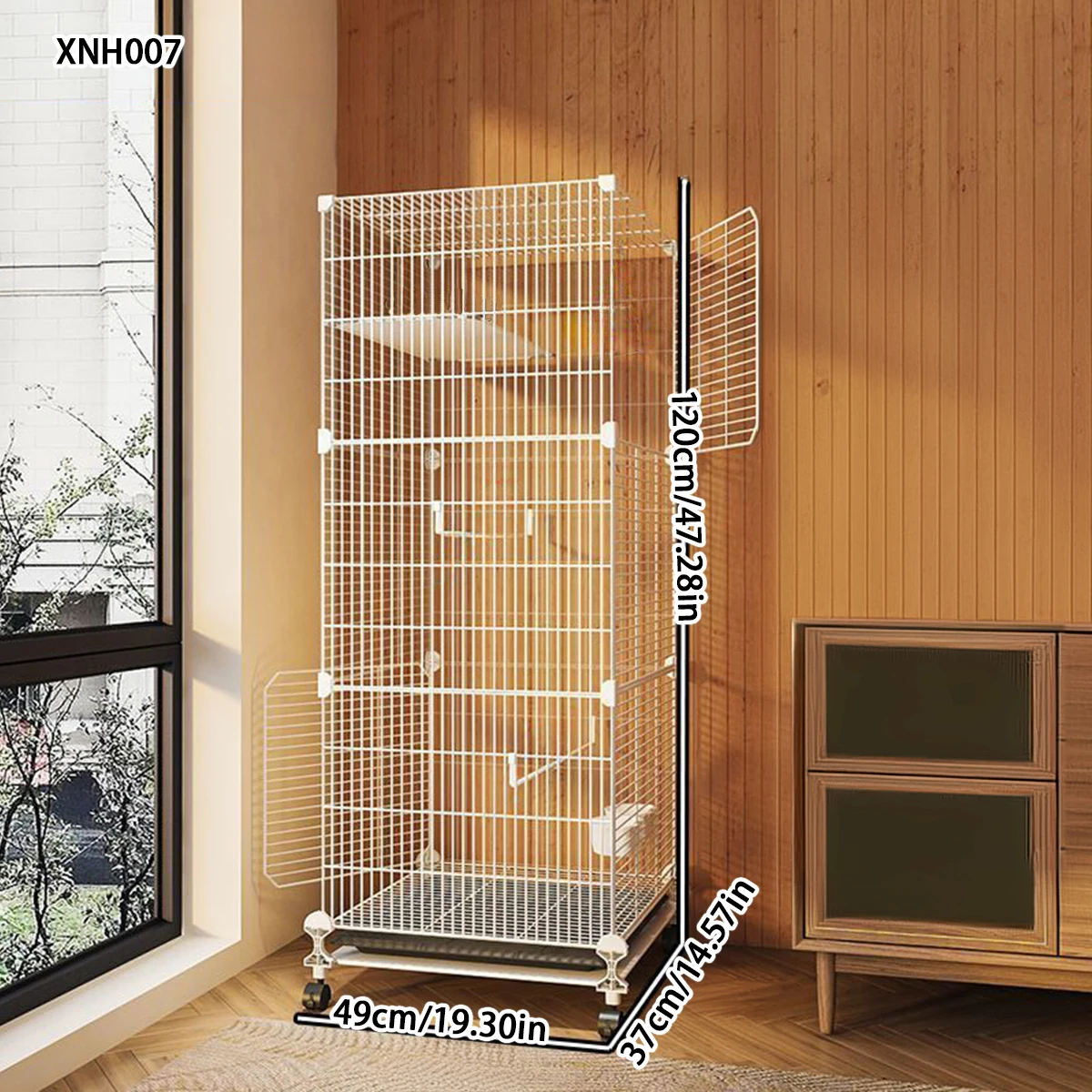 New Bird Cage Parrot Cage Myna Thrush Ecological Large Luxury House ...