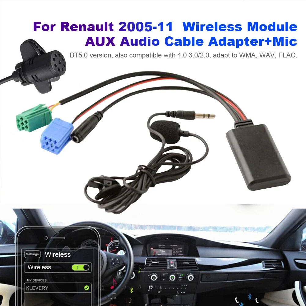 Car-Bluetooth-Compatible-Module-Handsfree-Wireless-Bluetooth-Compatible ...