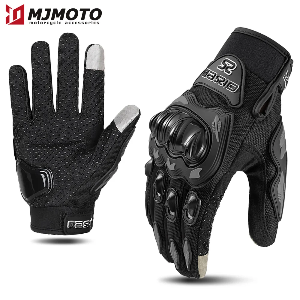 Ummer-Breathable-Full-Finger-Motorcycle-Gloves-Non-slip-Wear-resistant ...