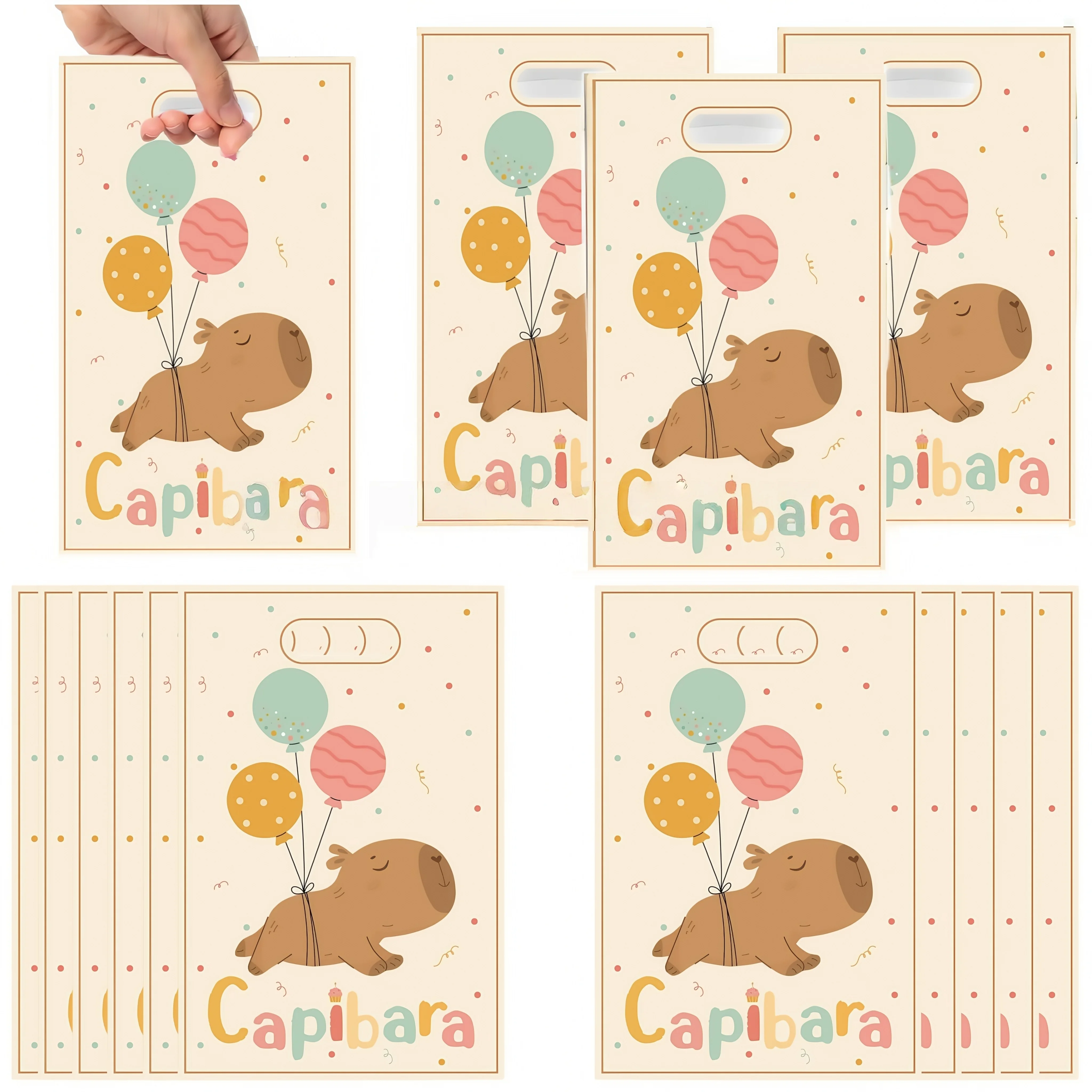 Capivara saco de presente capivara festa decoração capivara embalagem ...
