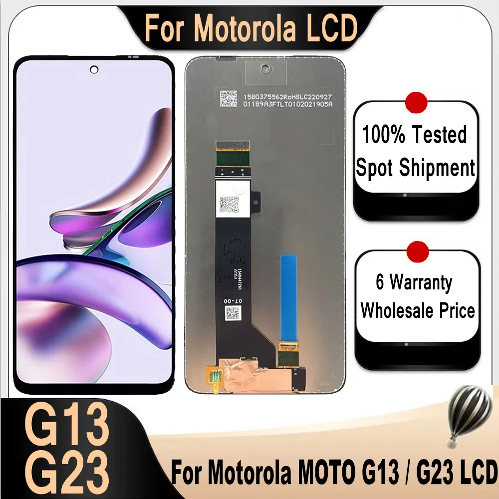 Pantalla-LCD-Original-para-Motorola-Moto-G13-G23-Panel-t-ctil-Sensor-de ...