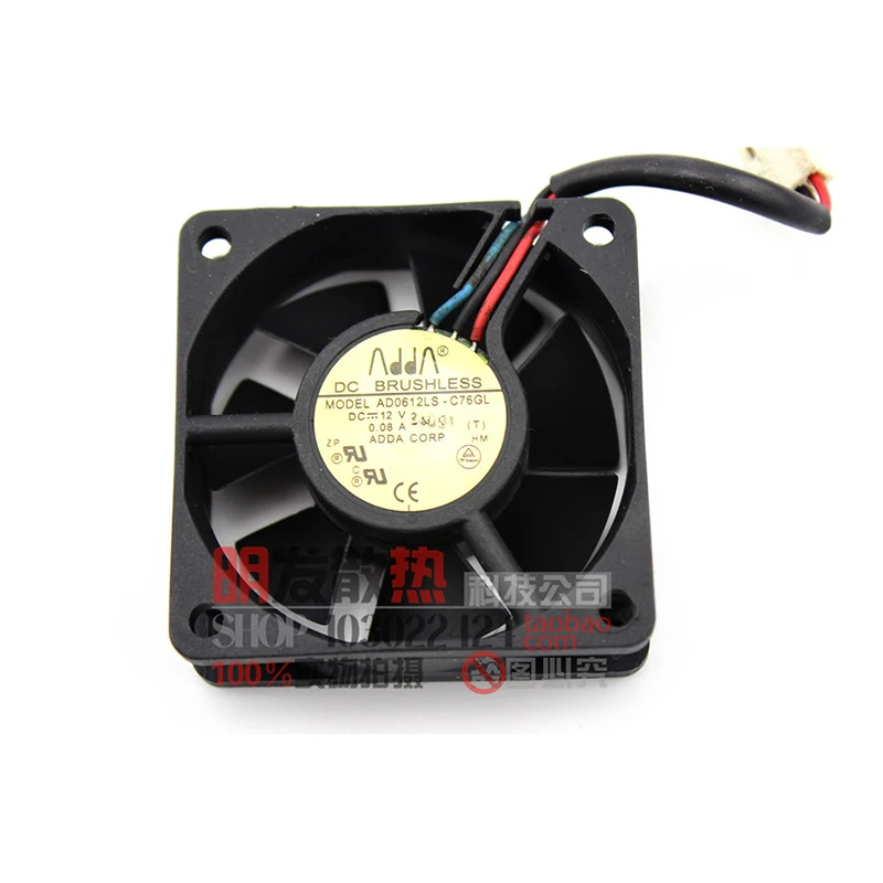Original 6020 6CM AD0612LS-C76GL 12V silent cooling fan - laptop ...
