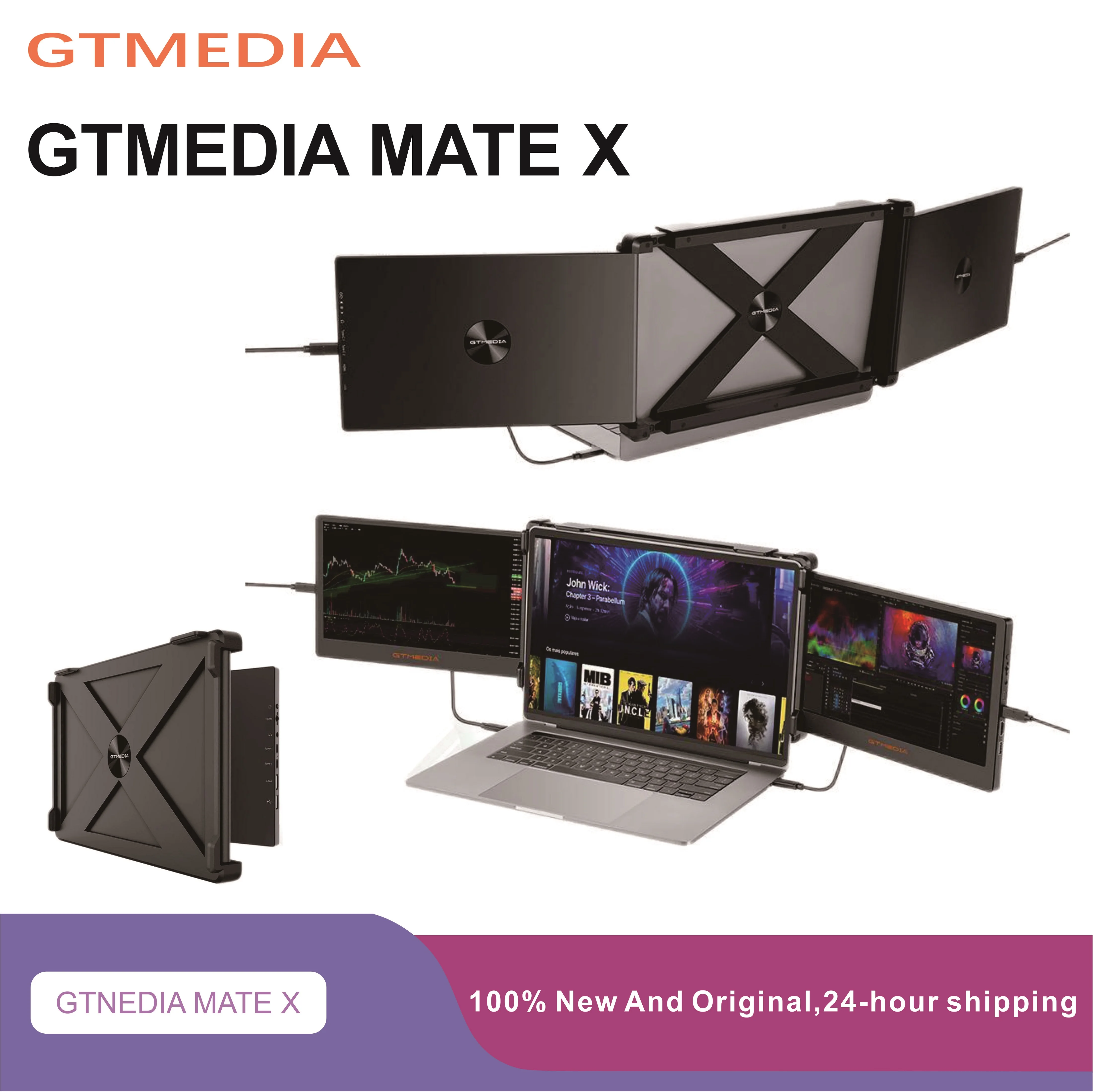 Gtmedia-Mate-X-Triple-Screen-Laptop-Monitor-11-6-Portable-Monitor-for ...