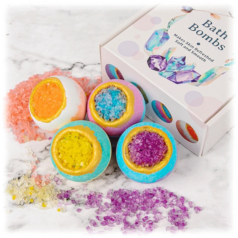 Botanical-Essential-Oil-Sea-Salt-Blast-Bath-Salt-Ball-Bath-Bomb-Spa ...