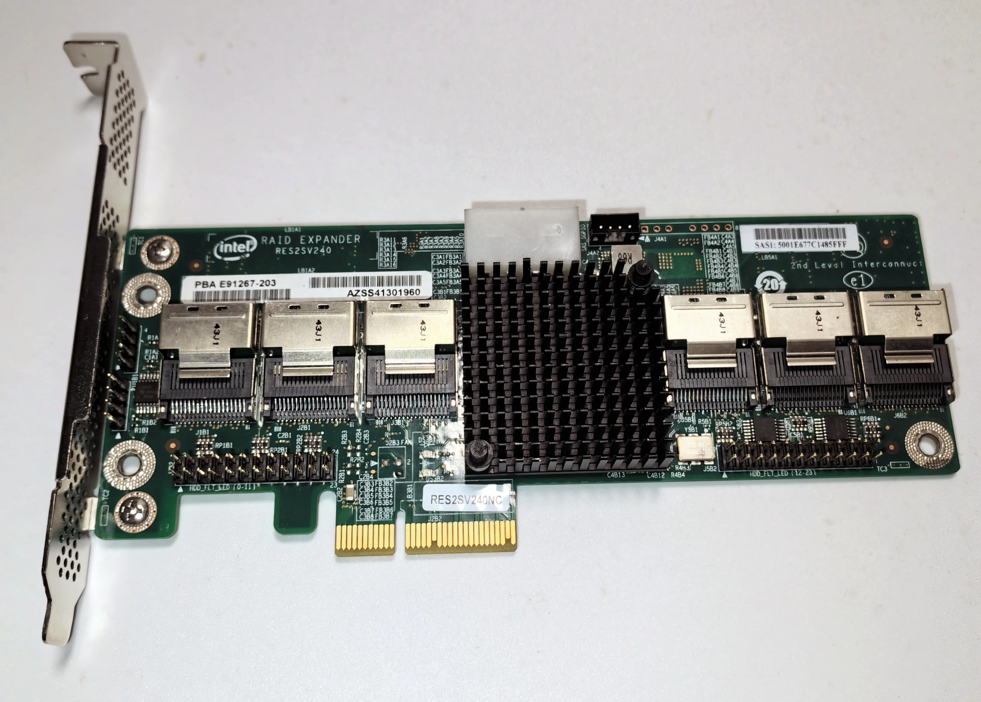 Intel-RES2SV240-24port-6G-6Gbps-SATA-SAS-Expander-Server-Adapter-RAID ...