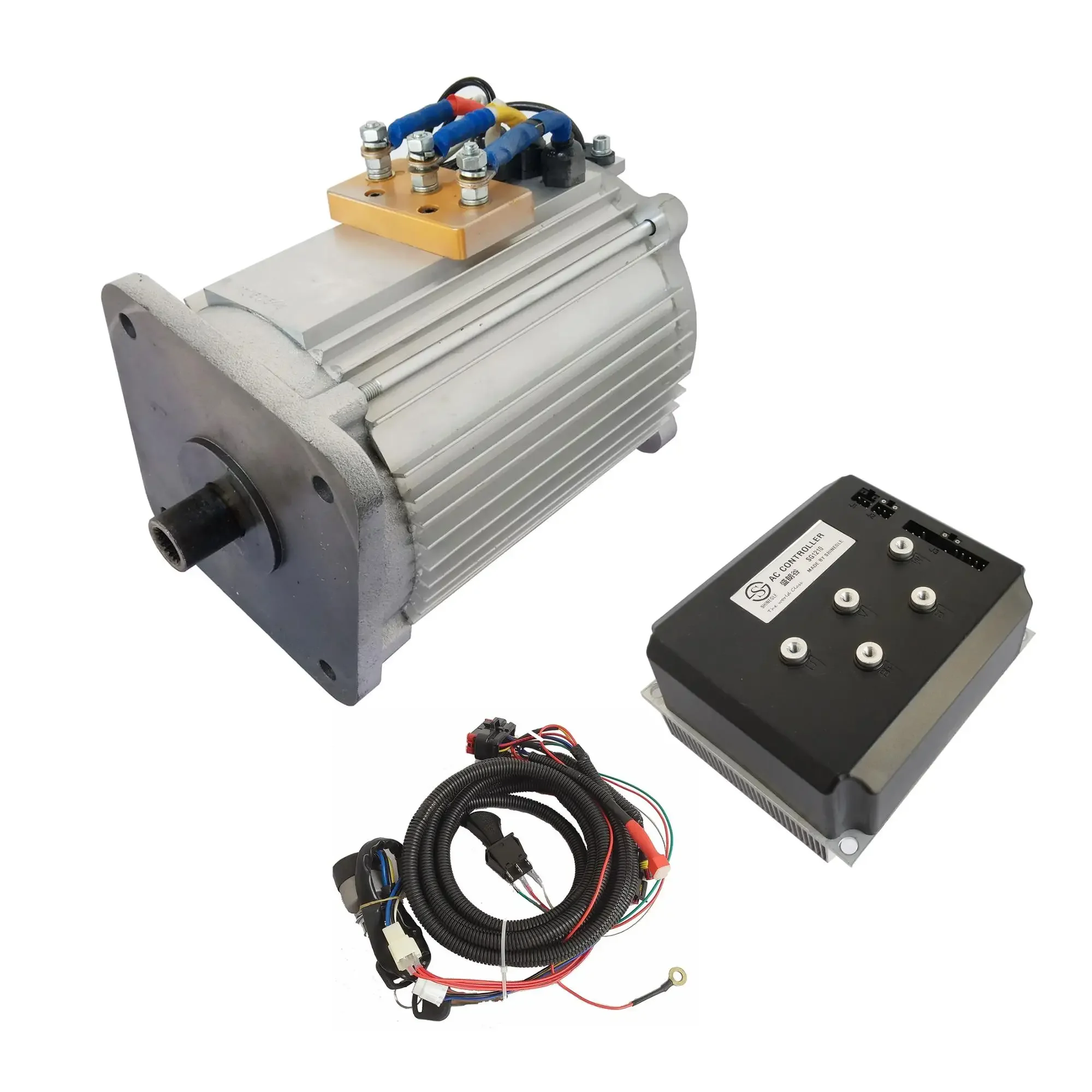 ev car conversion kit 48v/60v/72v 7.5kw speed controller 3 phase ac ...