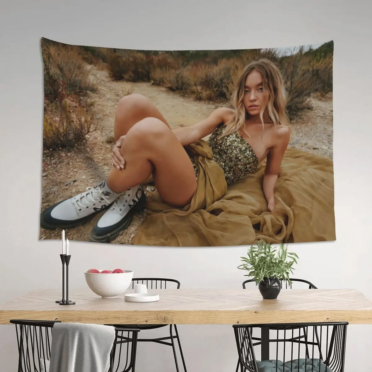 Sydney-Sweeney-Art-Tapestry-Durable-Fabric-High-quality-House-Tapestries-Garden-Outdoor ...