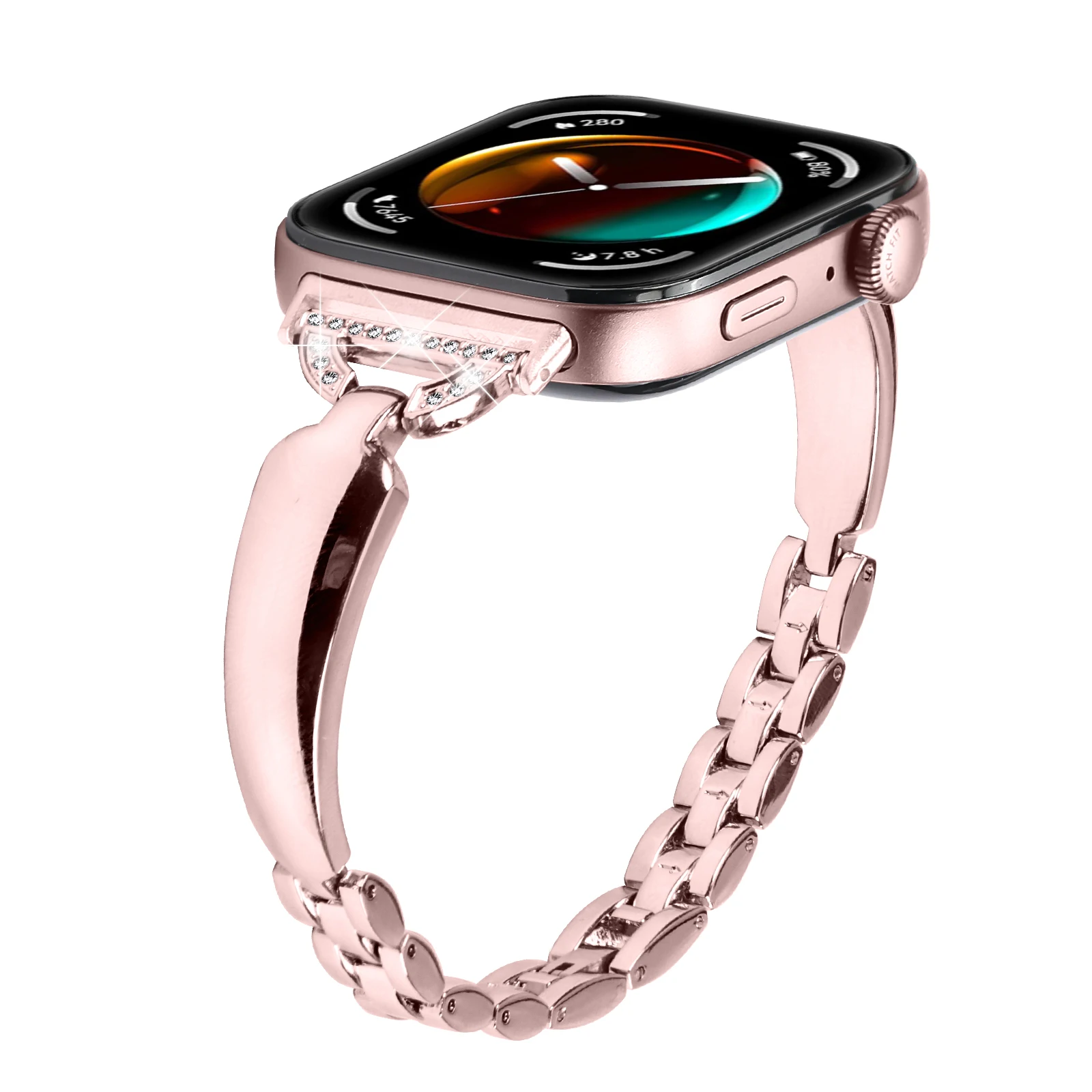 Correia-de-metal-para-rel-gio-Huawei-Pulseira-diamante-Huawei-Watch-Fit ...