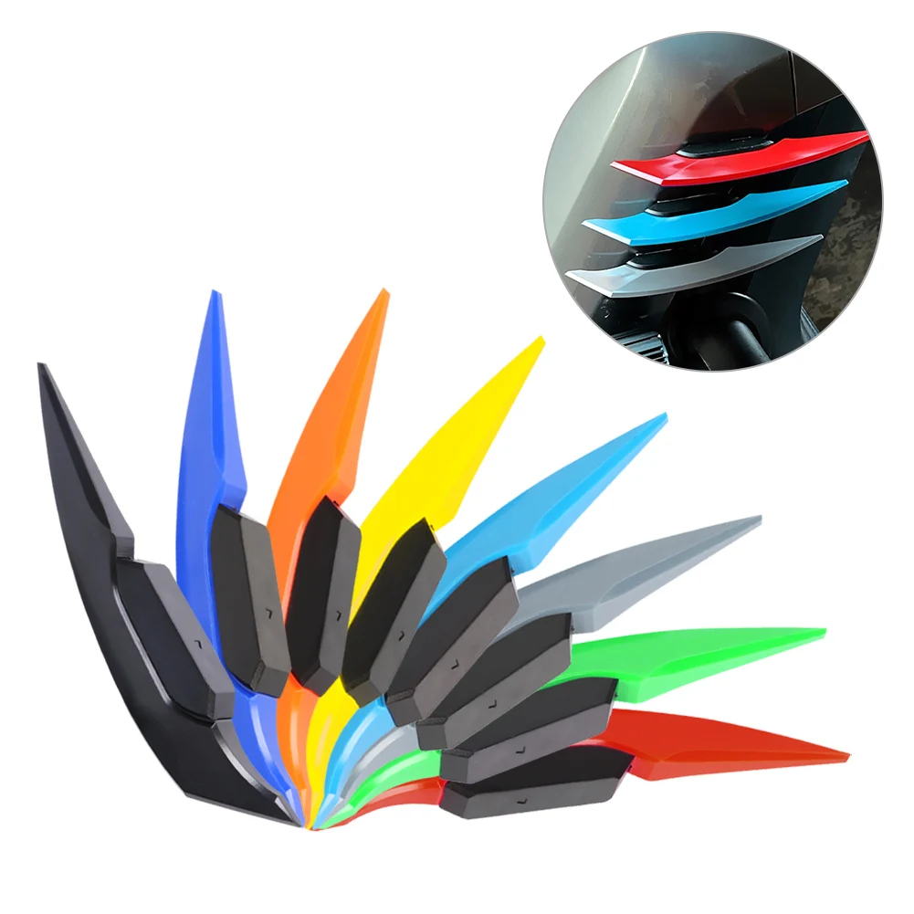 1Pair-Universal-Motorcycle-Winglet-Aerodynamic-Spoiler-Wing-with ...
