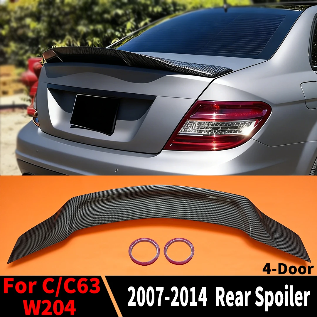 For Mercedes Benz C 4Door W204 or C63 2007-2014 Air Deflector Boot Lip ...