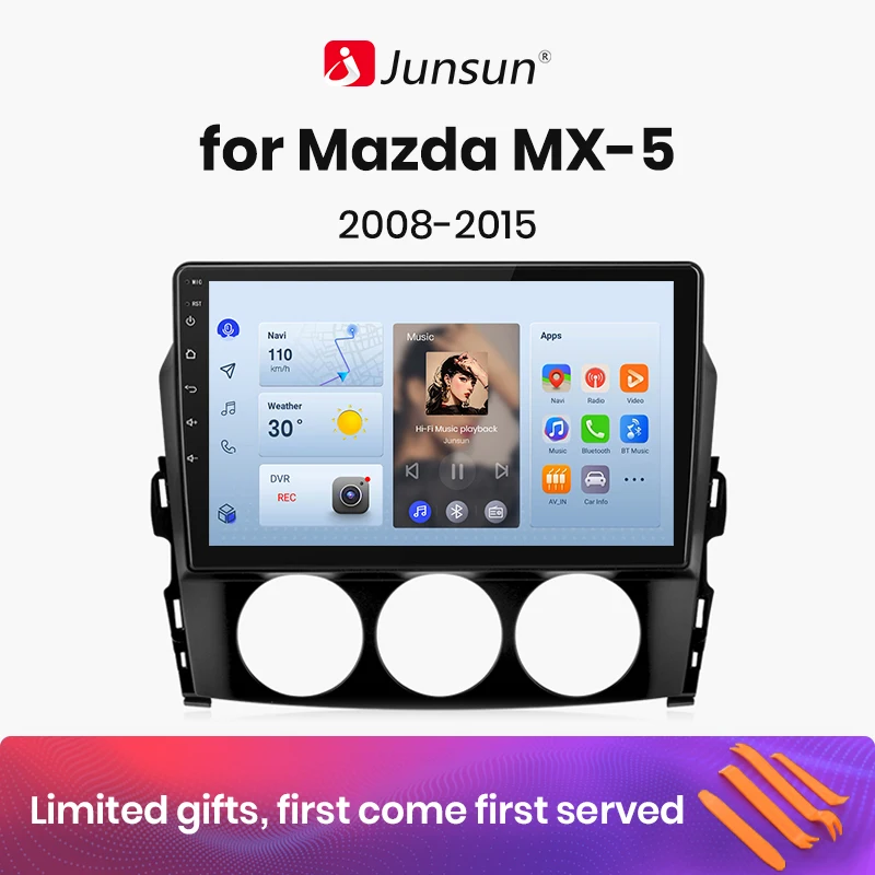 Junsun-Radio-con-GPS-para-coche-reproductor-Multimedia-con-Android-CarPlay-inal-mbrico-2-din ...