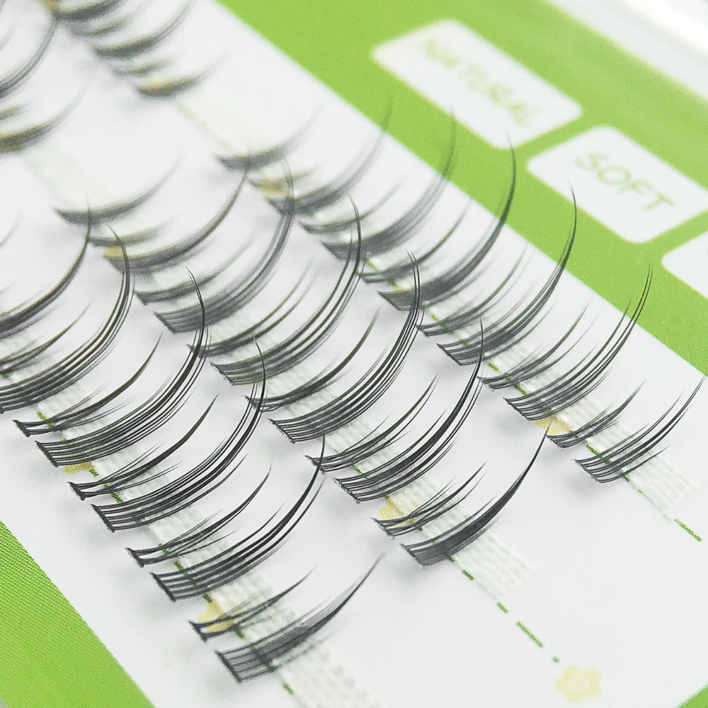 GLAMLASH-0-07mm-C-Individual-Cluster-Lashes-lower-eyelashes-Volume ...
