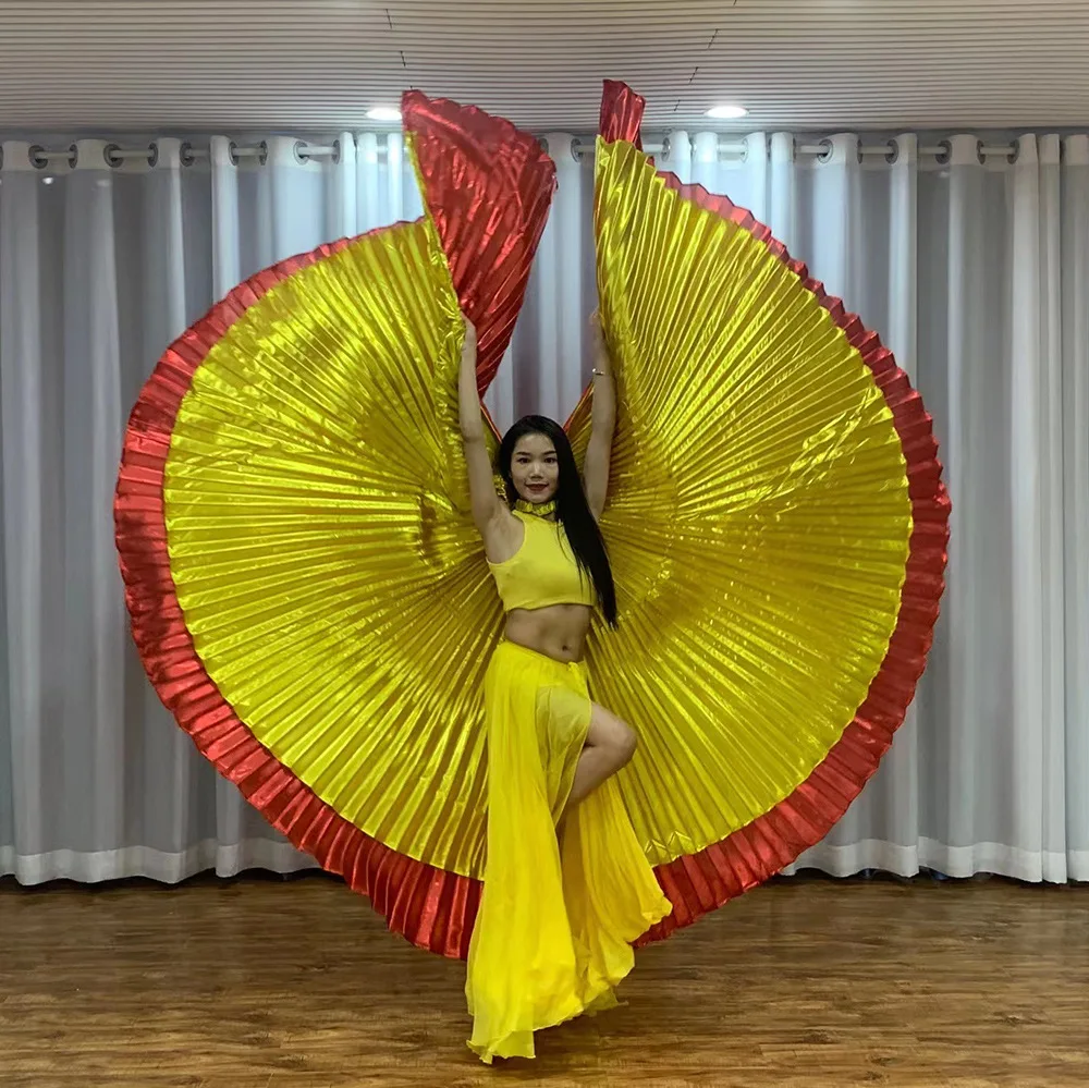 Two-Color-Golden-Wings-Belly-Dance-Performance-Props-Stage-Show ...