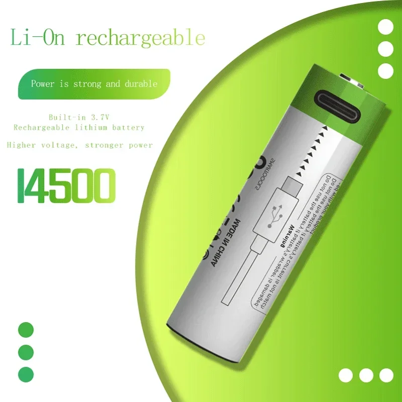 14500-flashlight-mouse-USB-toy-akkumulator-aa-3-7v-lithium-ion-battery ...