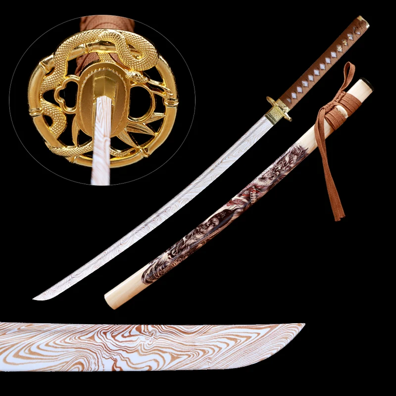 Plastic-ABS-Blade-Katana-Handmade-Full-Tang-Chinese-Sword-Ready-For ...
