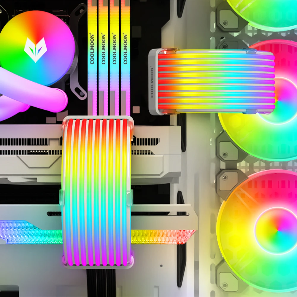 Coolmoon-Water-Cooling-Tube-Set-para-computador-fonte-de-alimenta-o-ATX ...