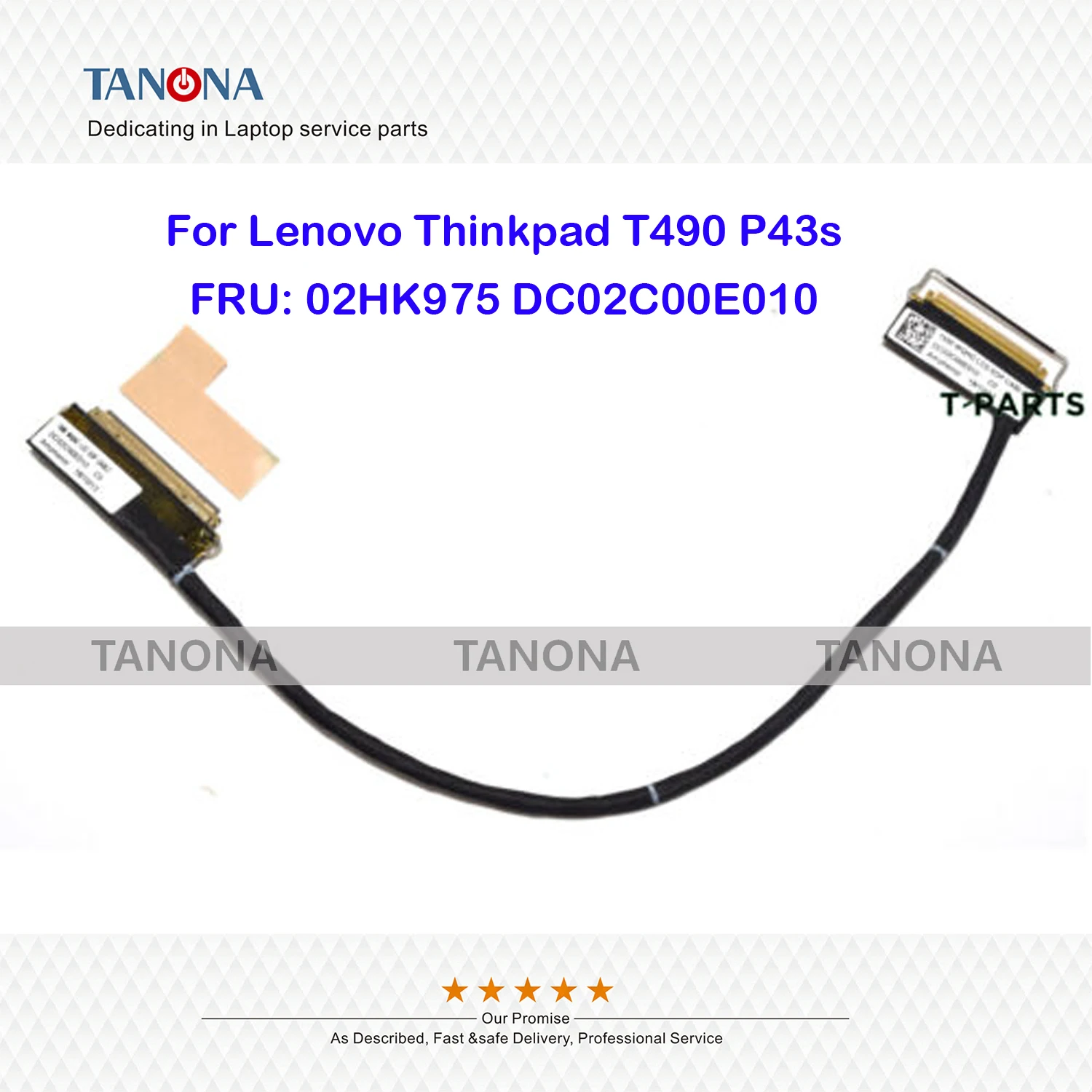 Original-New-02HK975-DC02C00E010-For-Lenovo-Thinkpad-T490-P43s-LCD ...