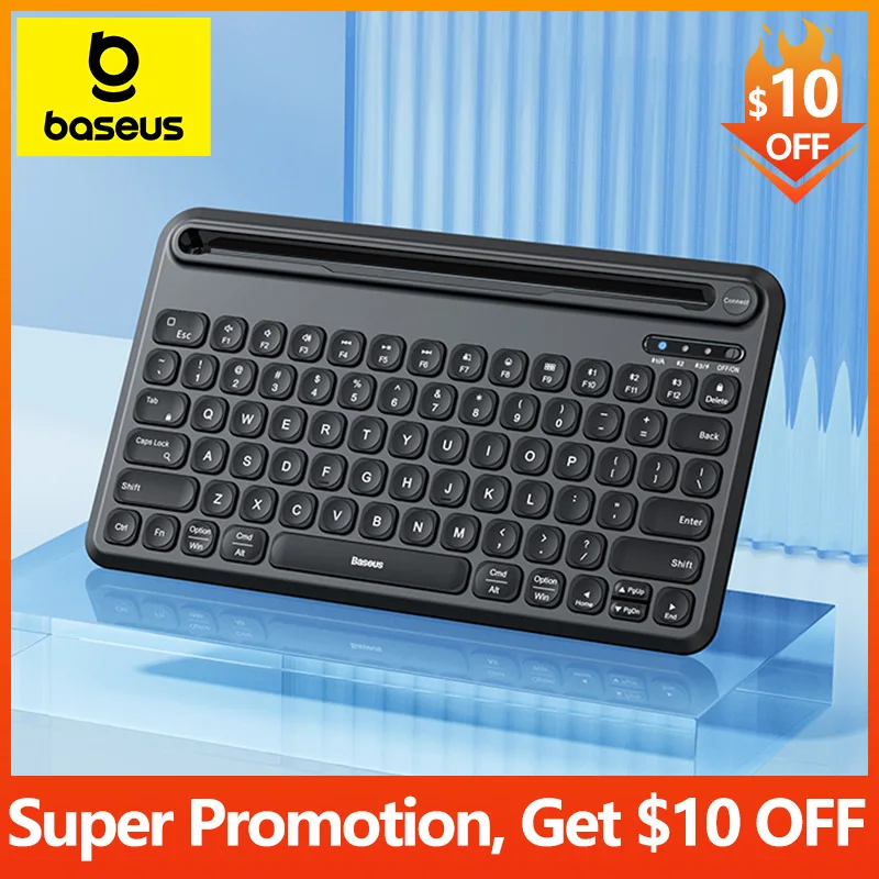 Baseus Wireless Keyboard Bluetooth 5.1 Ultrathin for 40.85 USD with ...