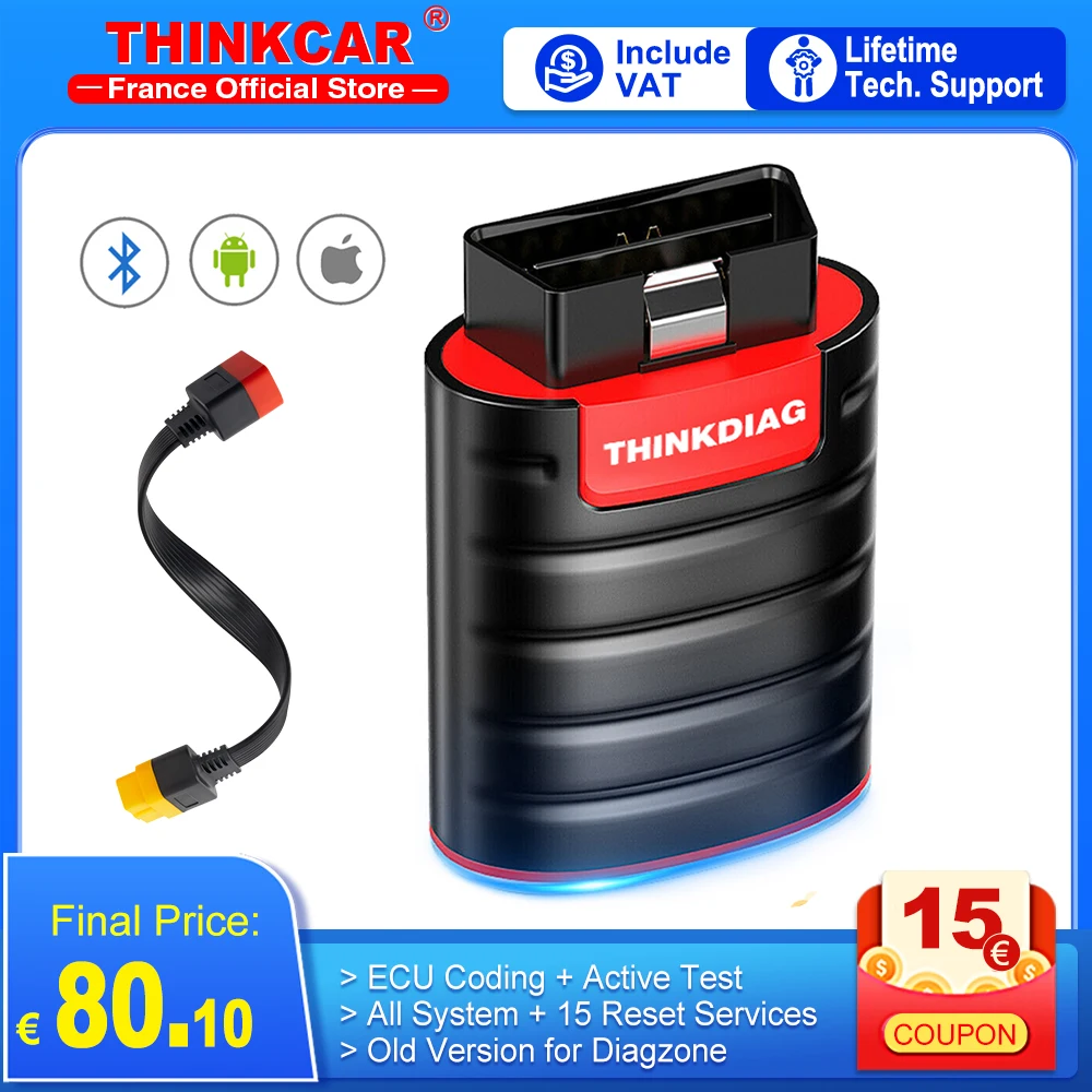 Thinkcar thinkdiag nova versão velho boot obd2 scanner sistema completo ...