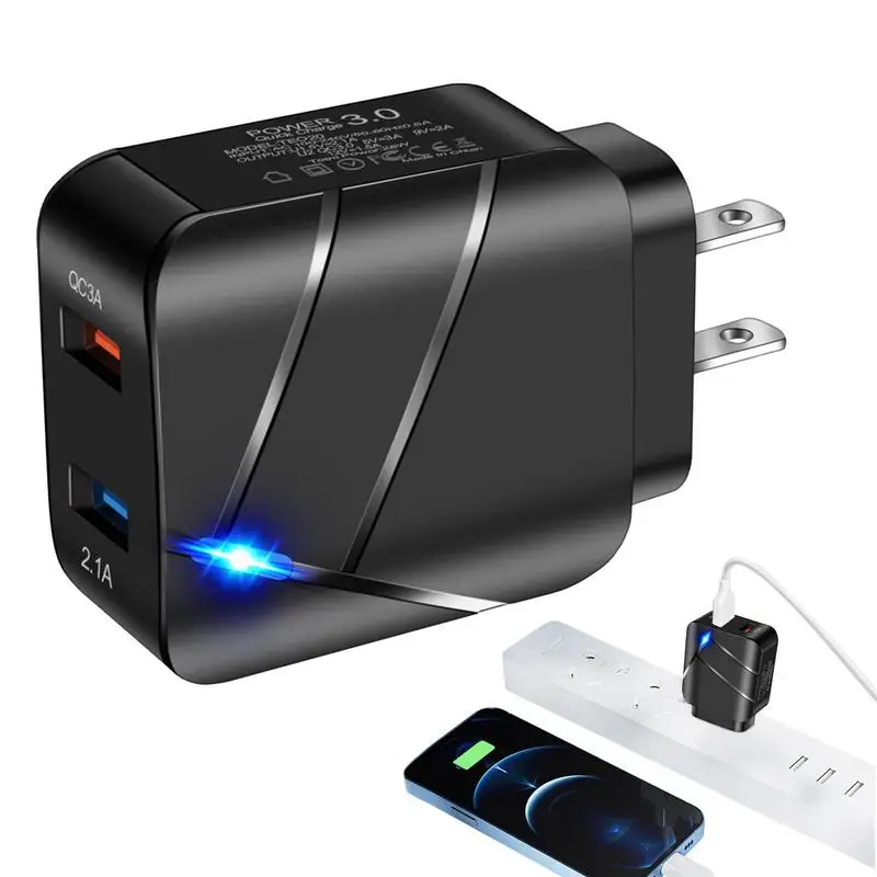 USB-Charger-Digital-28W-Fast-Charging-Charger-KR-Plug-Phone-Charger-2 ...