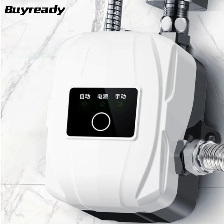 Bomba de refuerzo con adaptador de 220V para el hogar, calentador de agua Solar automático ...