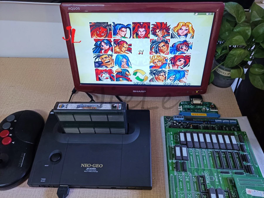 Nova versão 2.0 funções cbox mvs snk neogeo cmvs + jamma super gun ...