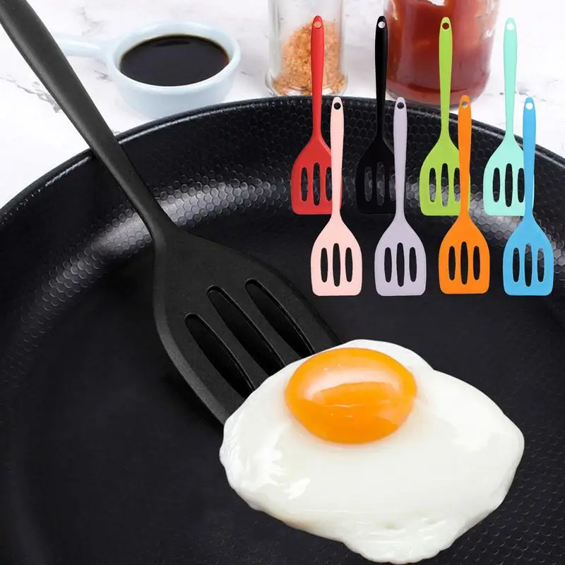 Silicone Turner Cooking Utensils Spatula Fried Shovel High Temperature ...